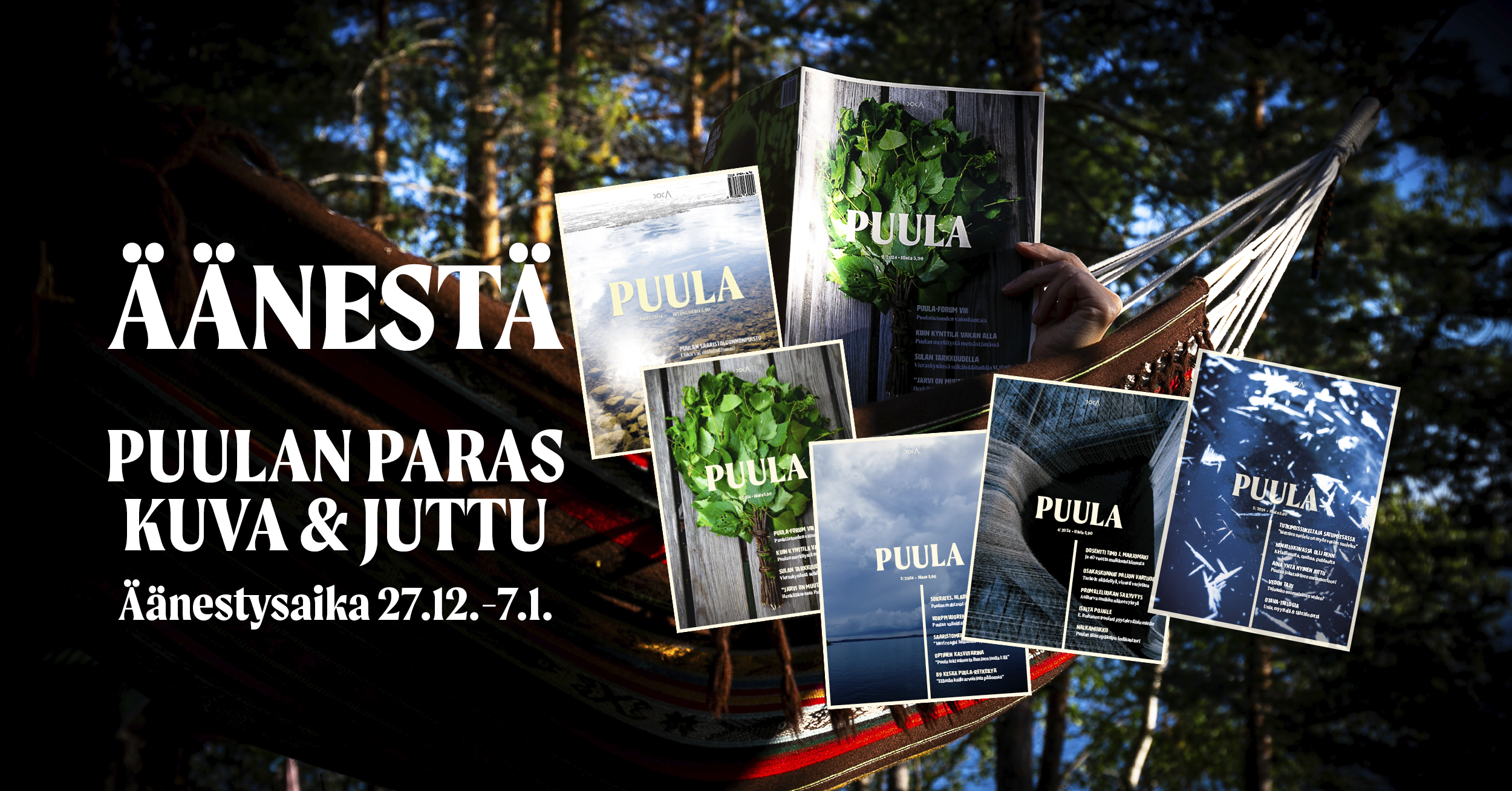 Puulan paras juttu ja kuva — äänestä 7.1.2025 mennessä – PUULA KAYAK