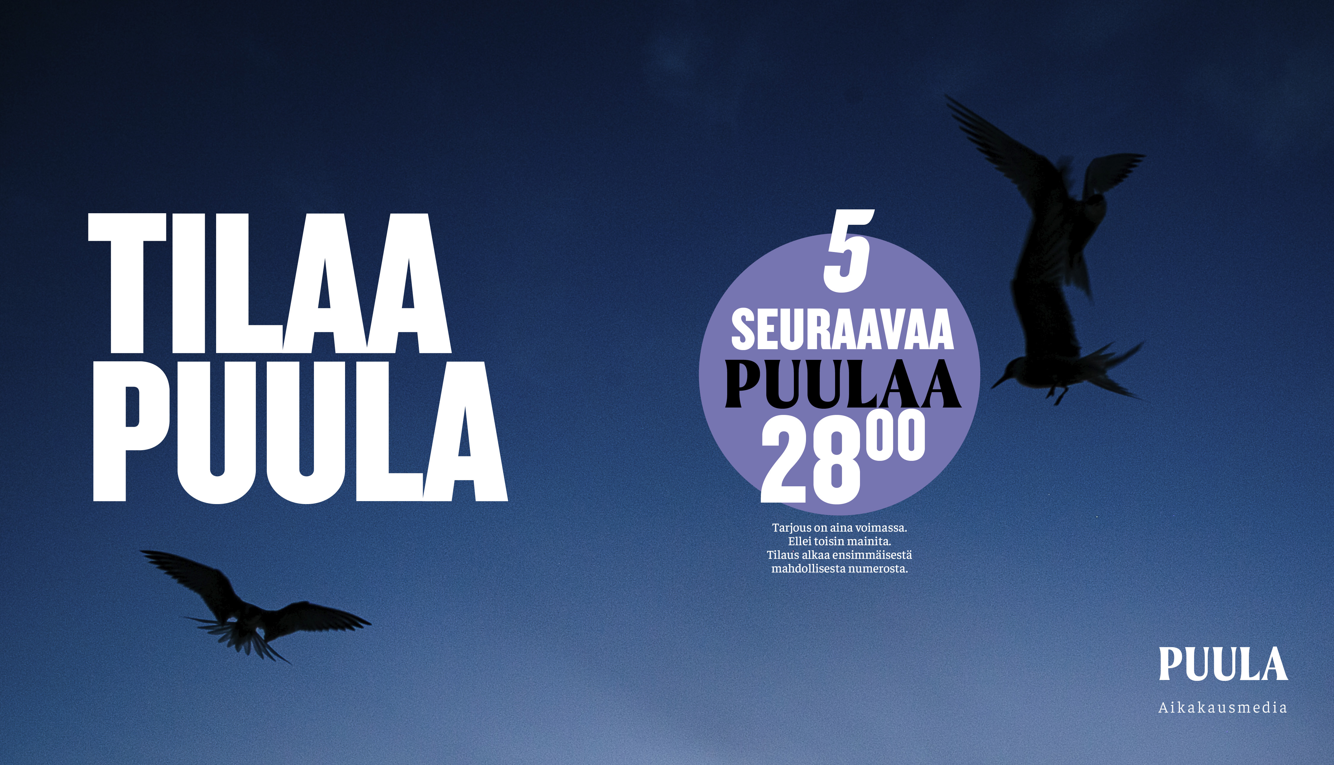 Tilaa Puula – PUULA