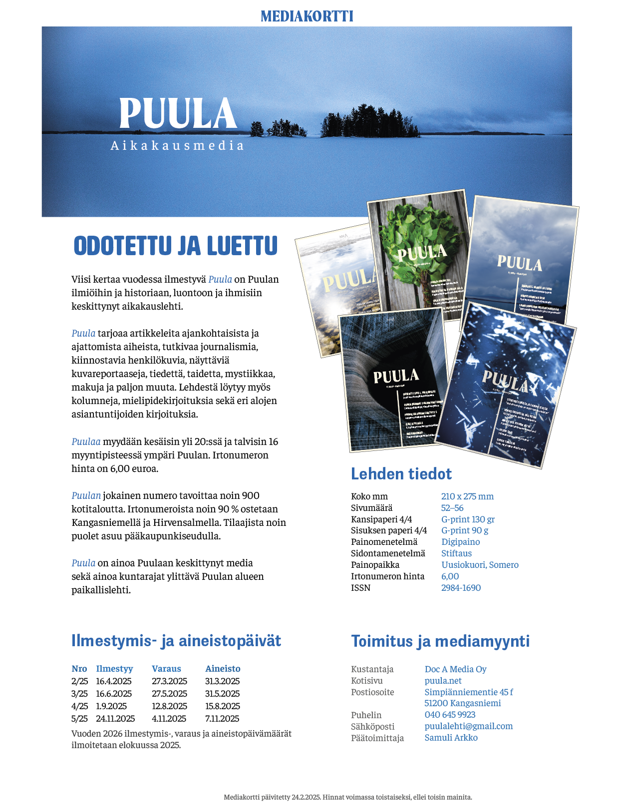 Mediakortti – PUULA